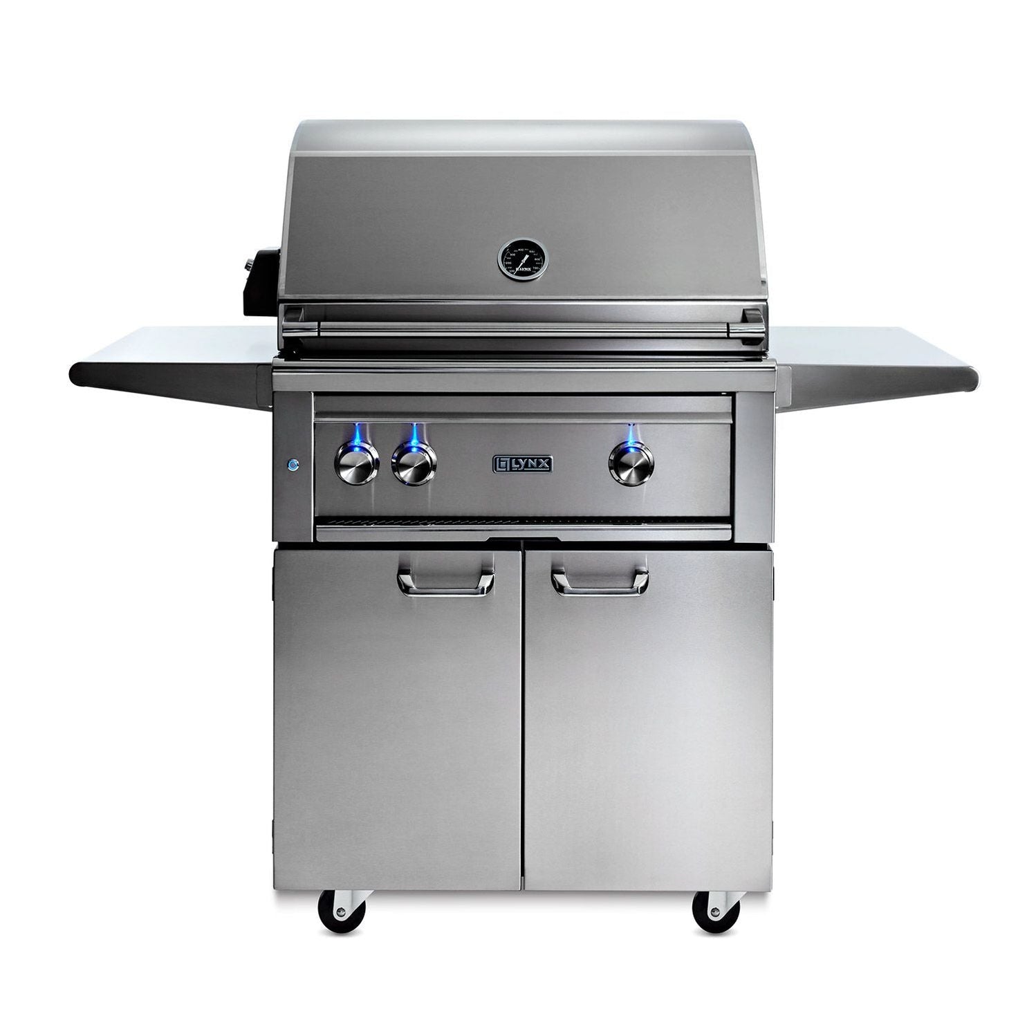 Lynx 30-Inch Professional Grill On Cart w/All Infrared Burners (L30ATRF ...