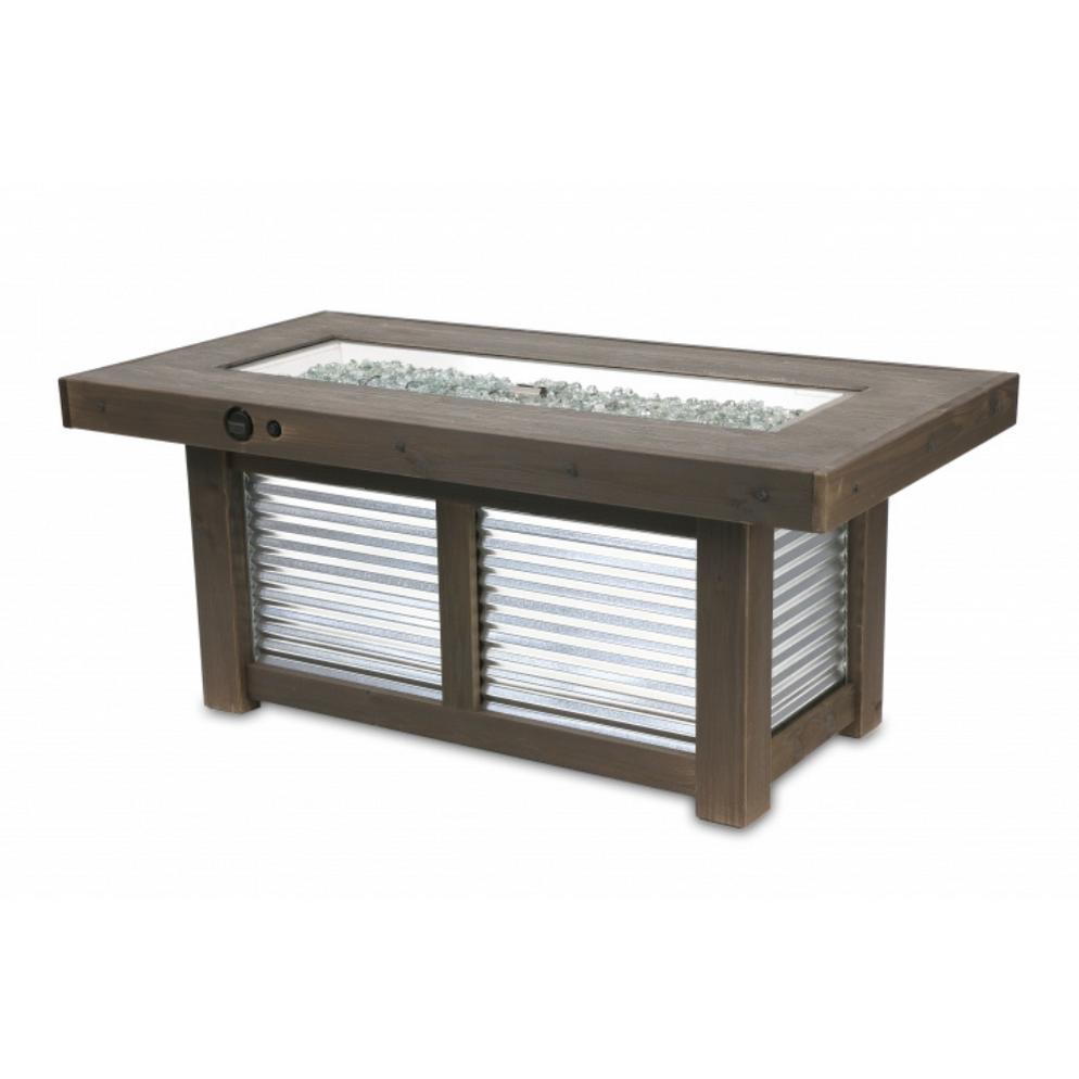 TOGC Denali Brew Linear Gas Fire Pit Table (DENBR-1242)
