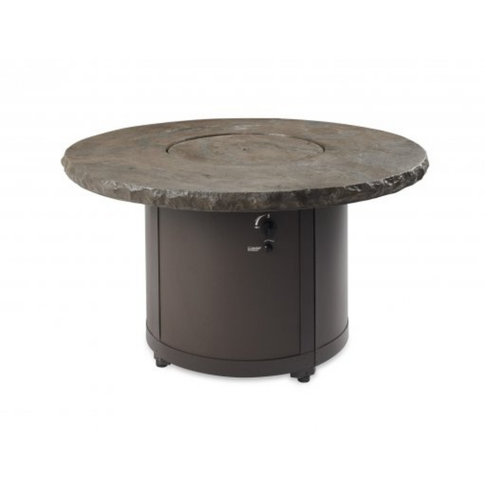 TOGC Marbleized Noche Beacon Round Gas Fire Pit Table (BC-20-MNB)