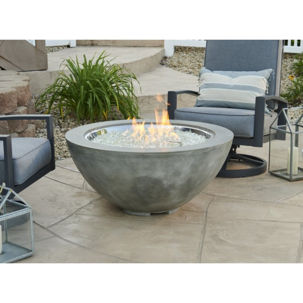 TOGC Natural Grey Cove 42-Inch Round Gas Fire Pit Bowl (CV-30)