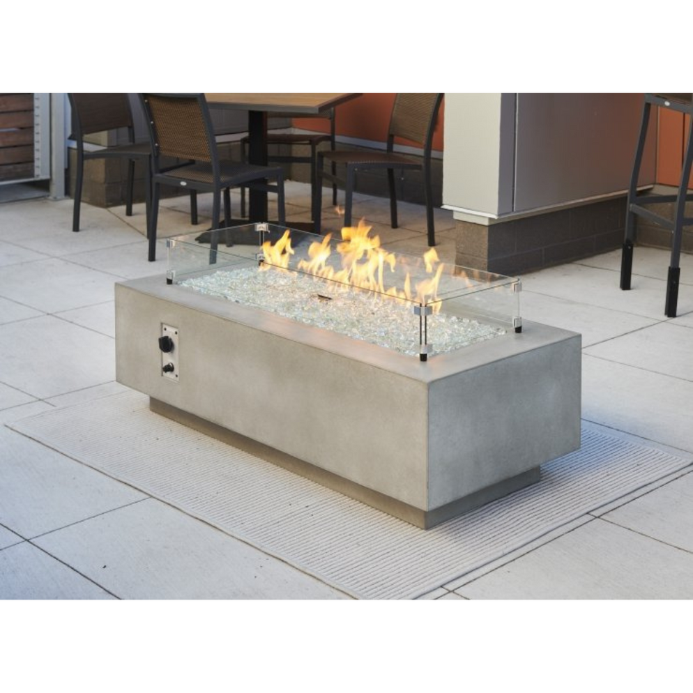 TOGC Natural Grey Cove 54-Inch Linear Gas Fire Table (CV-54)