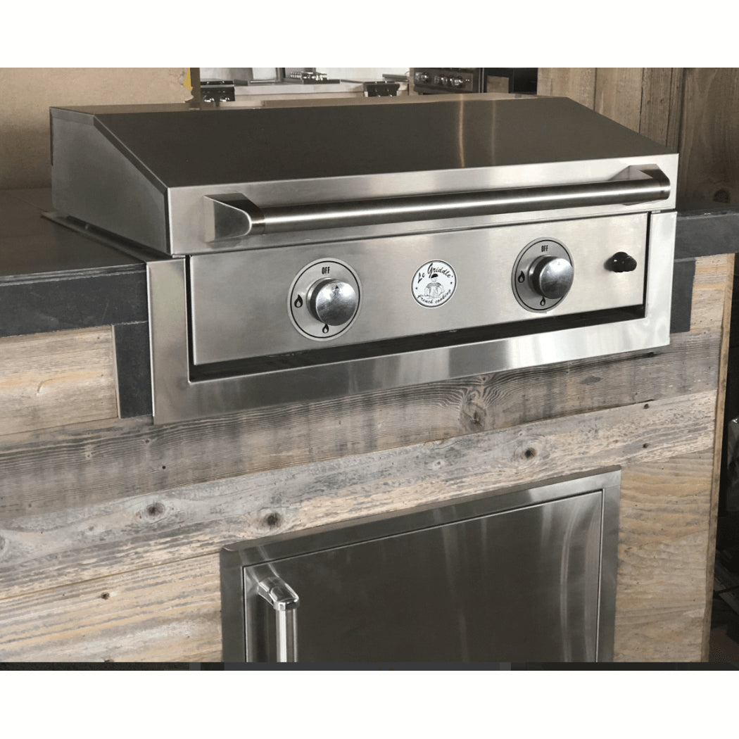 Le Griddle Ranch Hand 2-Burner Built-In Gas Griddle - GFE75
